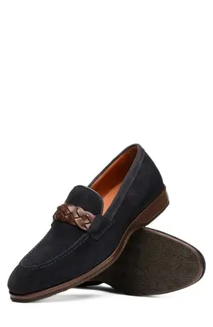 ZELLI ITALIA Pisa Leather Loafer - Navy