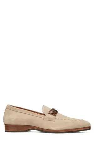 ZELLI ITALIA Pisa Leather Loafer - Stone