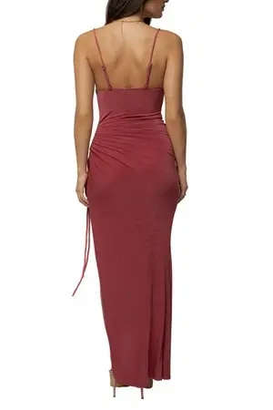 JLUXLABEL High Standards Maxi Dress - Berry