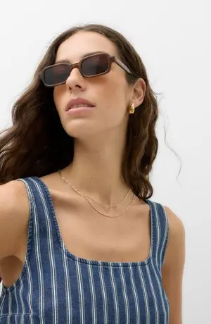 M&s Ruffle Denim Mini Sundress