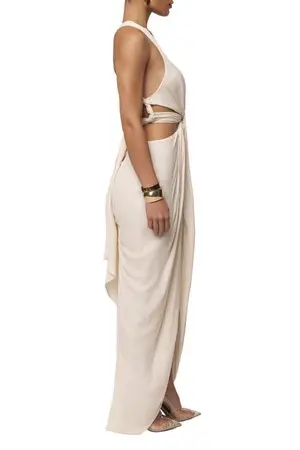 JLUXLABEL Warm Sunsets Maxi Dress - Cream