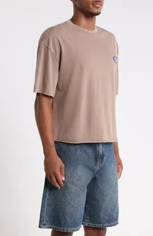 PACSUN Kingdom Legacy Crop Heavyweight Cotton Graphic T-shirt
