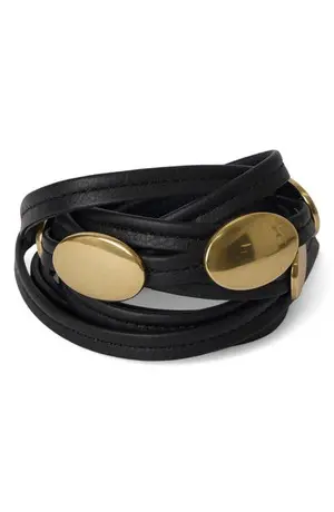 B-low The Belt Myra Leather Wrap Belt