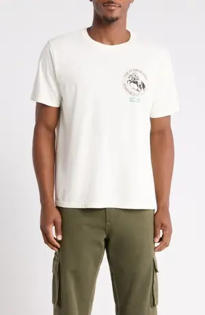 ONE OF THESE DAYS Milling Co. Cotton Graphic T-shirt - Bone