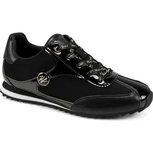 Karl Lagerfeld Paris Arwen Lace Up Sneaker - Black