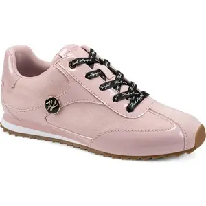 Karl Lagerfeld Paris Arwen Lace Up Sneaker - Mauve