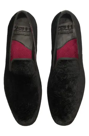 ZELLI ITALIA Formal Ii Velvet Tuxedo Slip-on