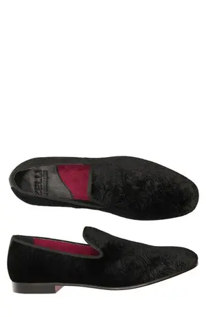 ZELLI ITALIA Formal Ii Velvet Tuxedo Slip-on