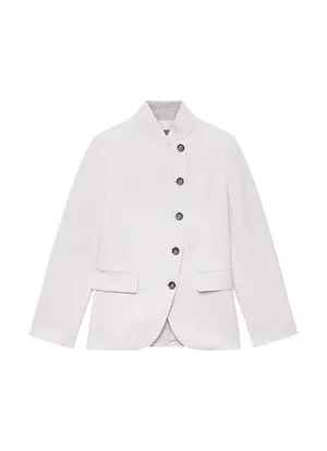 Mint Velvet High Neck Blazer