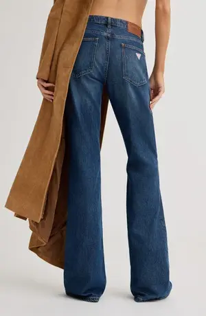 Guess Beverly Low Rise Wide Leg Jeans