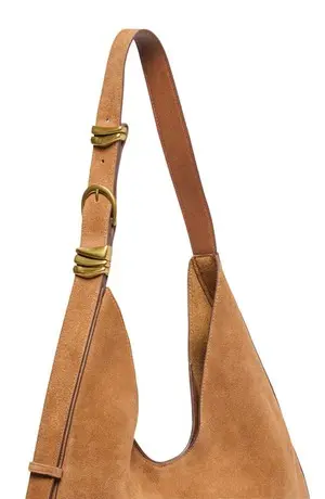 Dolce Vita Esmira Nubuck Hobo Shoulder Bag