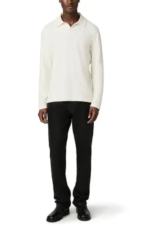 Paige Hammond Long Sleeve Polo - Natural