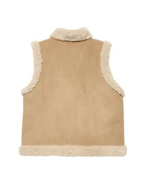 Mint Velvet Suede Faux Fur Vest
