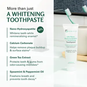M3 Nano Hydroxyapatite Toothpaste With Calcium, Mint & Spearmint