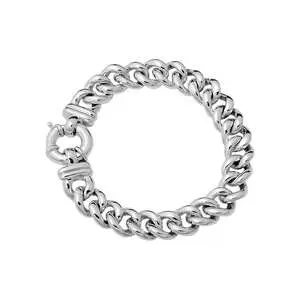 VON TRESKOW Small Mama Bolt Bracelet - Silver