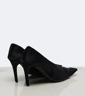 Khaite Marlene Calf Hair Pumps - Black