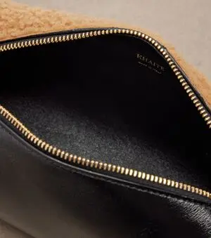 Khaite Kye Small Shearling Crossbody Bag