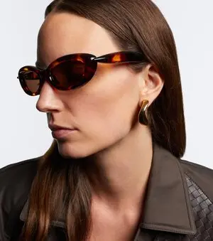 Bottega Veneta Sardine Cat-eye Sunglasses