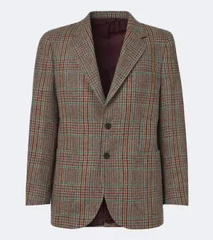 Rubinacci Checked Virgin Wool Blazer - Multicoloured