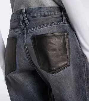 SLVRLAKE Hailey Barrel-leg Jeans