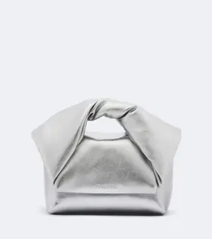 JW Anderson Twister Small Leather Top-handle Bag