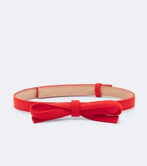 Carolina Herrera Bow-detail Belt - Red
