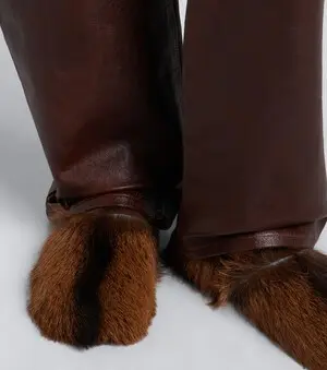 LEMAIRE Shearling Slip-on Shoes