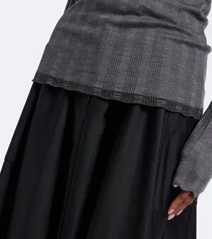 Prada Wool And Cotton Polo Sweater