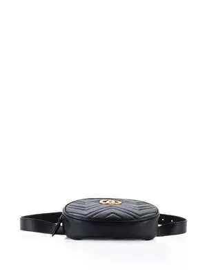 Gucci Gg Marmont Matelasse Leather Belt Bag