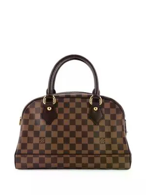 LOUIS VUITTON Duomo Boston Bag Damier Handbag