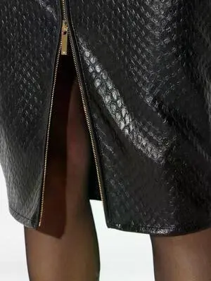 Elisabetta Franchi Skirt With Fish Scale Pattern
