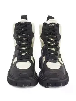 Dolce & Gabbana Padded Panel Combat Boots