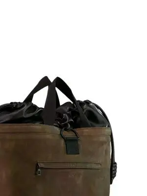 Loewe Squad Drawstring Leather Backpack