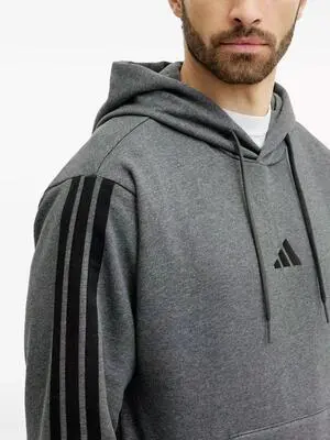 Adidas Essentials 3-stripes Hoodie - Grey