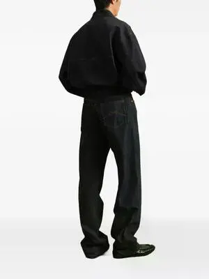 CROQUIS Cross-collar Denim Jacket