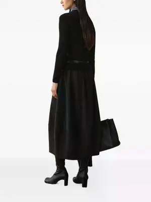 LESS Puff-skirt Midi Skirt
