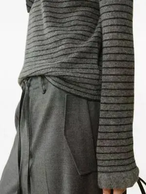 LESS Striped Cashmere Sweater