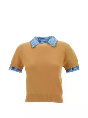 Rabanne Short-sleeve Sweater - Neutrals