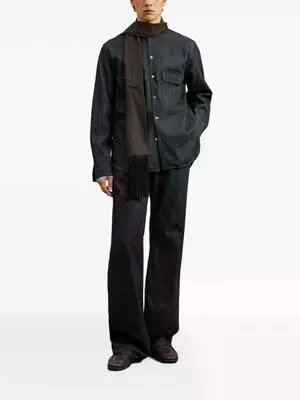 CROQUIS Crew-neck Flap-pocket Shirt