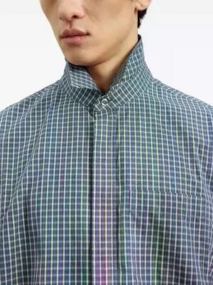 CROQUIS Shoulder-paneled Checked Shirt