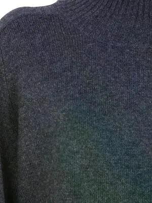 Paul Smith Dark- Wool-cashmere High-neck Knit Sweater
