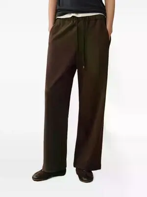 LESS Drawstring Straight-leg Trousers