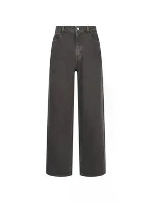 JNBY Relaxed-fit Wide-leg Jeans - Grey