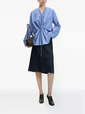 JNBY A-line Denim Skirt - Blue