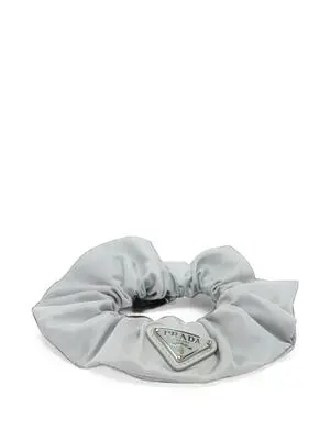 Prada Re-nylon Logo-plaque Hairband - Grey
