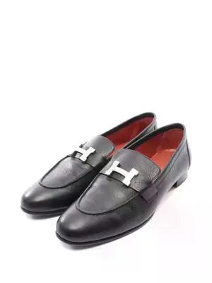 Hermès 2010s Paris Loafers - Black