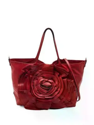 Valentino Garavani Petale Rose Tote Bag - Red