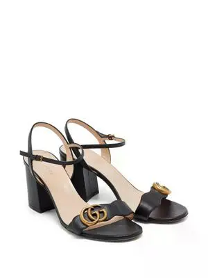 Gucci Gg Marmont Ankle Strap Sandals