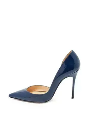 CHRISTIAN LOUBOUTIN Iriza Patent Leather Pumps - Blue