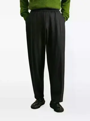 CROQUIS Straight-leg Trousers - Black